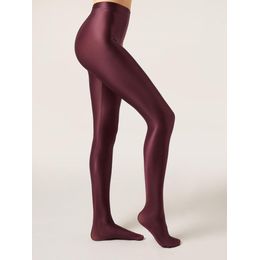 CALZEDONIA Strumpfhose Damen Gr&ouml;&szlig;e L bordeaux