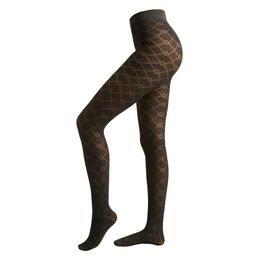 CALZEDONIA Tights female Black size M/L