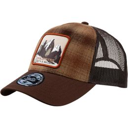 Smith And Miller Montana Trucker Cap - braun - Gr. Einheitsgr&ouml;&szlig;e - Polyester/Viskose/Polyacryl