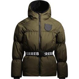 Superrebel Puff Skijacke Mädchen - oliv - Gr. 152 - Polyester