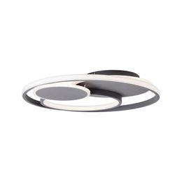 Brilliant Runda LED Deckenleuchte 50cm dunkelgrau matt 1x LED integriert, 43W LED integriert, (Lichtstrom: 5200lm, Lichtfarbe: 3000-6000K)