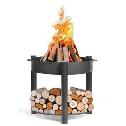 CookKing Feuerschale Montana 80 hoch Inkl. Holzlager