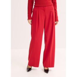 bonprix Palazzo-Hose, rot, Gr.50, modische Palazzo-Hose mit verstellbarer Bund-L&ouml;sung.