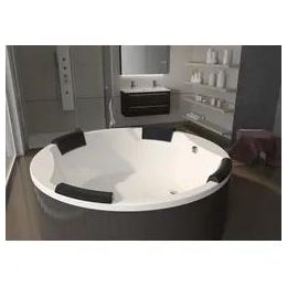 RIHO Colorado Badewanne, rund, Einbau, 2-Sitzer, 180x53cm, 440 Liter, wei&szlig;, B038001005