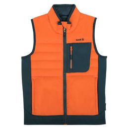 Kamik Softshellweste "Hollis" in Orange/ Petrol - 51% | Größe 128 | Kinderjacken