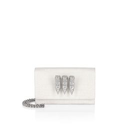 Philipp Plein Clutch Damen Gr&ouml;&szlig;e One Size silber / wei&szlig;