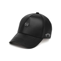 Philipp Plein Cap 'Hexagon' male Black size One Size