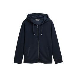 Tom Tailor Women + Zip-Up Hoodie female Blue size 52
