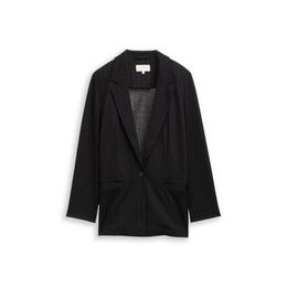 Tom Tailor Blazer Damen Gr&ouml;&szlig;e 46 schwarz / silber