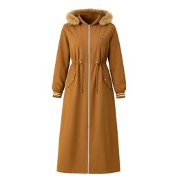 Modamihram Between-Seasons Parka female Brown size 52