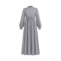 MODAMIHRAM Kleid Damen Gr&ouml;&szlig;e 46 grau Winterkleid
