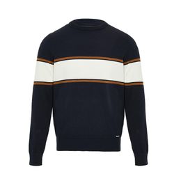 Threadbare. Threadbare Pullover 'Greenwich' Herren Gr&ouml;&szlig;e XXL kitt / navy / cognac