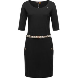 Ragwear Kleid 'Tannya' Damen Größe 36 schwarz Winterkleid