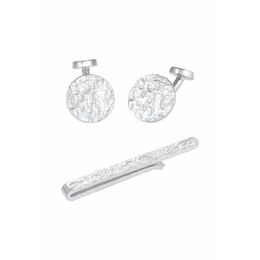 Kuzzoi Schmuckset Geo Herren Gr&ouml;&szlig;e One Size silber