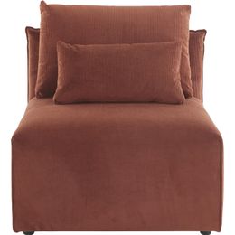Sessel OTTO HOME "N&ouml;re", orange (terra), B:82cm H:86cm T:90cm, Samtoptik (100% Polyester);Struktur (100% Polypropylene);Webstoff (100% Polyester);Struktur fein (100% Polyester);Luxus-Microfaser Lederoptik (100% Polyester);Baumwoll-/Leinenmix (60% Baumwolle/40% Leinen), Sessel, Sessel, Modul - zum Zusammenstellen; in vielen Bezugsqualit&auml;ten und Farben