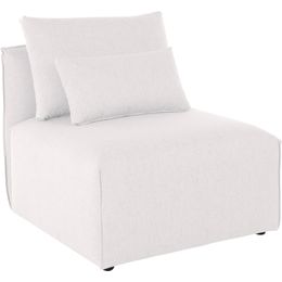 Sessel OTTO HOME "N&ouml;re", beige (creme), B:82cm H:74cm T:90cm, Samtoptik (100% Polyester);Struktur (100% Polypropylene);Webstoff (100% Polyester);Struktur fein (100% Polyester);Luxus-Microfaser Lederoptik (100% Polyester);Baumwoll-/Leinenmix (60% Baumwolle/40% Leinen), Sessel, Sessel, Modul - zum Zusammenstellen; in vielen Bezugsqualit&auml;ten und Farben