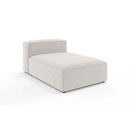 Chaiselongue OTTO HOME "XL HAILY extra tief Loungemöbel zum Relaxen, Maße B/T/H: 100/160/72 cm", beige (creme), B:100cm H:72cm T:160cm, 100% Polyester, Sofas, als Modul oder separat verwendbar, für individuelle Zusammenstellung