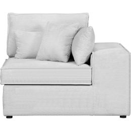 Sofaelement OTTO HOME "Florid", beige (creme), B:100cm H:75cm T:100cm, 100% Polyester, Polsterelemente, als Teil eines Modulsofas,, fester Sitzkomfort, auch in Cord