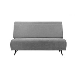 Schlafsofa Home Affaire "Linnea", grau (anthrazit), B:140cm H:87cm T:94cm, 100% Polyester, Sofas, Schlafsofa, Daybed mit aufklappbarer Liegefl&auml;che, in Webstoff, Veloursstoff, Cord