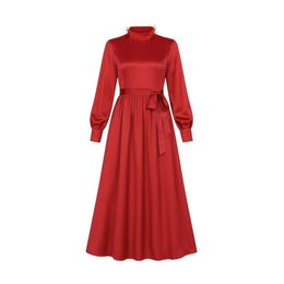 MODAMIHRAM Kleid Damen Gr&ouml;&szlig;e 40 rot Winterkleid