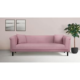 3-Sitzer Home Affaire "AGNIA B/T/H: 210/85/71 cm", rosa, B:210cm H:71,5cm T:85cm, 100% Polyester, Sofas, incl. Zierkissen, auch in Cord und Boucl&eacute;