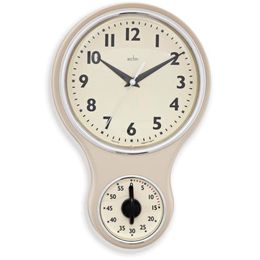 Wanduhr CHRISTOFFEL "Wanduhr Acctim", beige, Wanduhren
