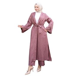 MODAMIHRAM Set: Kimono und Hose Damen Gr&ouml;&szlig;e 44 altrosa