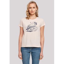 T-Shirt F4NT4STIC "Elton John Bennie And The Jets", Damen, Gr. L, pink, Obermaterial: 100% Baumwolle, oversize, Rundhals, ohne B&uuml;ndchen, Shirts T-Shirt, Musik, Band, Logo
