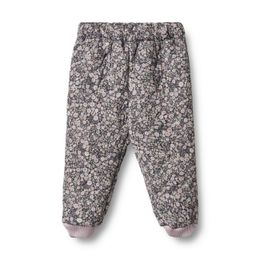 Stoffhose Wheat "Wheat Thermo Pants Alex", Mädchen, Gr. 74, schwarz sea flowers, 100% Polyester (Recycelt), unifarben, normal, Hosen