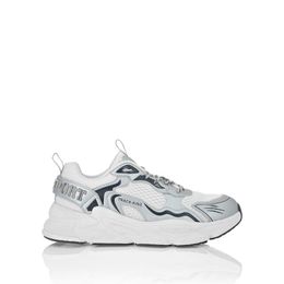 Plein Sport Sneaker Herren Gr&ouml;&szlig;e 46 silber / wei&szlig;
