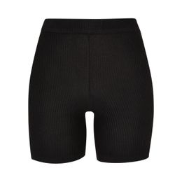 Urban Classics Damen Radlerhose "Urban Classics Damen Ladies Rib Knit Shorts"schwarz, Gr. 4XL, unifarben, 35% Polyacryl, 35% Viskose, 30% Polyamid,