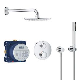 Grohe Grohtherm Unterputz-Duschsystem mit Thermostat, 34732000,
