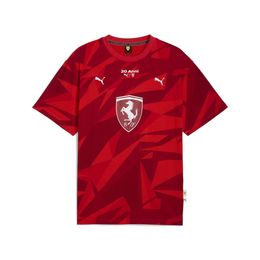 Puma Funktionsshirt 'Scuderia Ferrari HP' Herren Gr&ouml;&szlig;e S feuerrot / dunkelrot / wei&szlig;