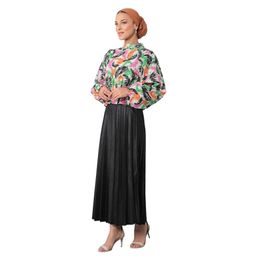 MODAMIHRAM Bluse Damen Gr&ouml;&szlig;e XXL orange / pink / schwarz / wei&szlig;
