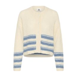 Karen Simonsen KAREN BY SIMONSEN Strickjacke 'Carrie' Damen Gr&ouml;&szlig;e S creme / hellblau