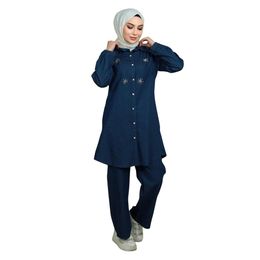 MODAMIHRAM Hosenanzug Damen Gr&ouml;&szlig;e 44 blue denim