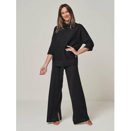 YOU LOOK PERFECT Hausanzug 'LOUNGEWEAR SET - Pullover Bailey & Pants Bailey' Damen Gr&ouml;&szlig;e XL schwarz