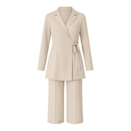 MODAMIHRAM Hosenanzug Damen Gr&ouml;&szlig;e 40 hellbeige