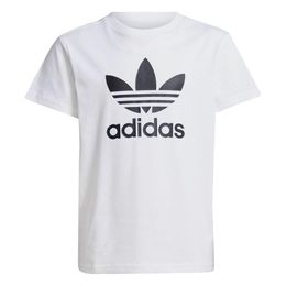 adidas originals T-Shirt 'Trefoil' Jungen Größe 176 schwarz / weiß