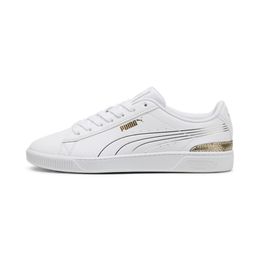 Puma Sneaker 'Vikky v3' Damen Gr&ouml;&szlig;e 39 gold / wei&szlig;