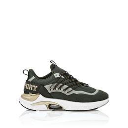 Plein Sport Sneaker 'Pressure // Gen.x.4' Herren Größe 48 gold / hellgrau / grün