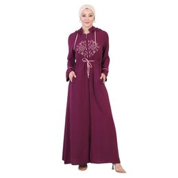 MODAMIHRAM Kleid Damen Gr&ouml;&szlig;e 44 oliv / cyclam / rosa Winterkleid