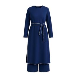 Modamihram Pantsuit female Blue size 46