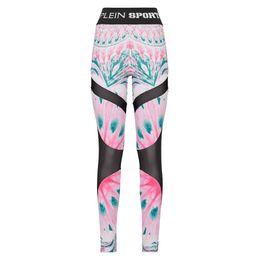 Plein Sport Sporthose Damen Größe XL türkis / rosa / schwarz