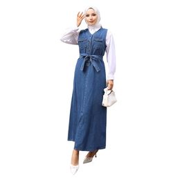 MODAMIHRAM Kleid Damen Gr&ouml;&szlig;e 42 dunkelblau Winterkleid