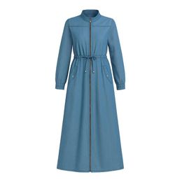 MODAMIHRAM Kleid Damen Gr&ouml;&szlig;e 38 blue denim Winterkleid