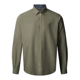 MCS Button Up Shirt ' Tom ' male Green size S