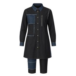 MODAMIHRAM Hosenanzug Damen Gr&ouml;&szlig;e 46 navy / schwarz