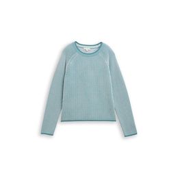 Tom Tailor Pullover Damen Größe XXL jade / weiß