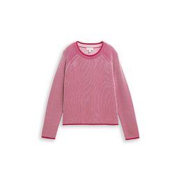 Tom Tailor Pullover Damen Größe XXL magenta / weiß